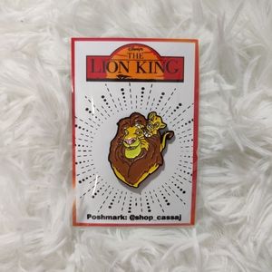 Cassãj | Accessories | Disney The Lion King Mufasa Simba Enamel Pin ...